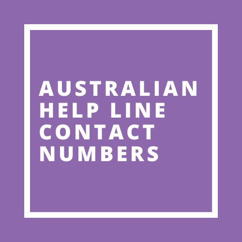 Australian Help Line Contact Numbers - Healing Through Love